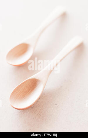 Two wooden spoons Stock Photo - Alamy
