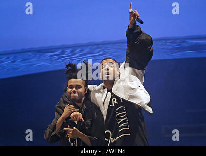 Drake performs live at the Liverpool Echo Arena Featuring: Drake Where ...