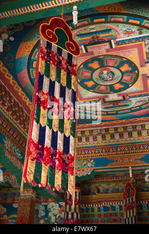 Eastern Bhutan, Trashigang, Rangjung Woesel Choeling Monastery interior ...