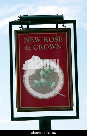 The New Rose and Crown pub, Rubery, Worcestershire, England, UK Stock ...