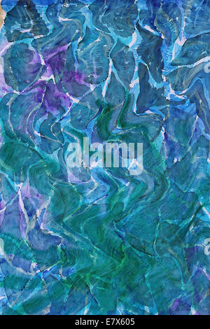 Watercolor wet background. Blue, violet, magenta and pink colors ...