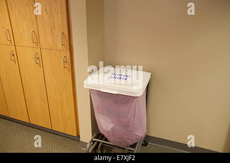Soiled linen hamper Stock Photo - Alamy