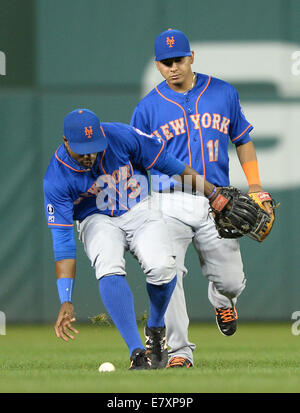 New York Mets center fielder Tyrone Taylor (15) in the second inning of ...