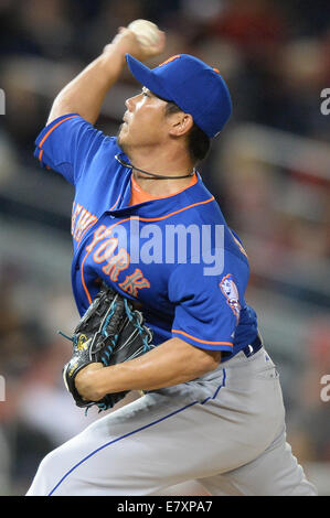 New York, SEP 16 2014 - Aerial view of New York City cityscape Stock ...