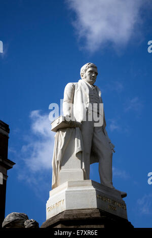 Joseph Sturge statue, Five Ways, Birmingham, West Midlands, England, UK ...