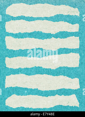 Torn grunge ripped light blue and green paper background Stock Photo ...