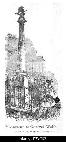 Wolfe Monument, Plains of Abraham, Quebec - Photochrom XIXth century ...