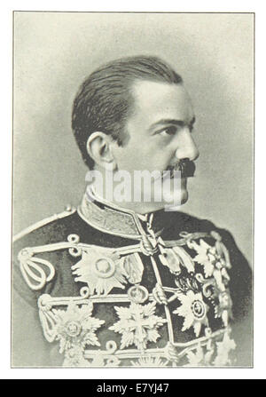 An 1893 portrait by Wormeley of King Milan of Serbia. This historical ...