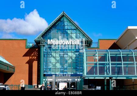 Exterior of Meadowhall Shopping Centre, Sheffield, South Yorkshire ...