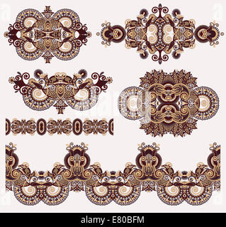 ornamental floral adornment for your design Stock Photo - Alamy