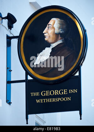 The George Inn, a Wetherspoon pub in Sandbach Cheshire UK Stock Photo ...