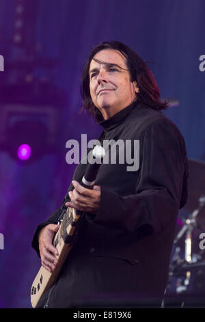 Steve 'H' Hogarth, lead singer of Marillion on stage at Fairport's ...