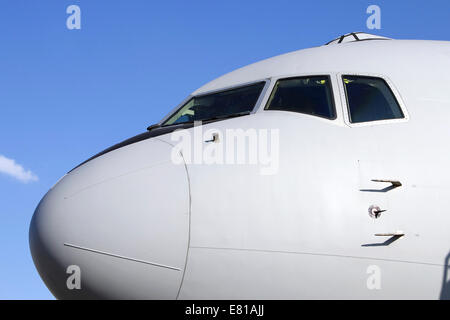 A Boeing KC-767 tanker of the Italian Air Force in flight over Italy ...