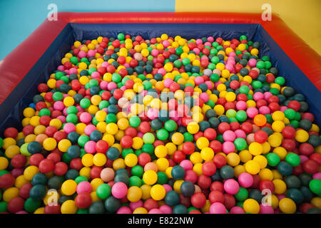 High angle view of ball pool Stock Photo - Alamy