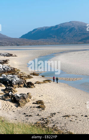 South Harris beaches at Luskentyre, Isle of Harris Stock Photo - Alamy