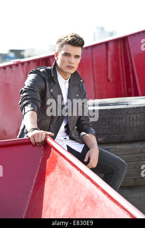 Union J pictured at various locations in London Featuring: George ...