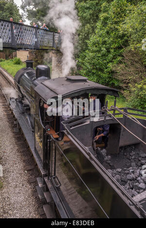 Class 4F Steam Locomotive, LMS Black Livery Stock Photo - Alamy