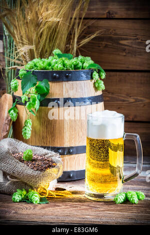 Golden color of light beers Stock Photo - Alamy