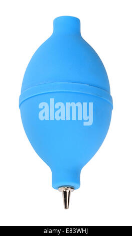 Blue Rubber Bulb Isolated Stock Photo - Alamy