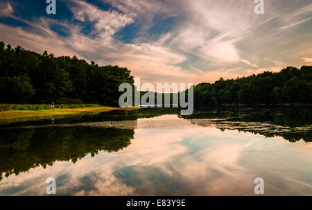Lake Marburg, at Codorus State Park, Pennsylvania Stock Photo - Alamy