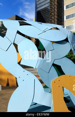 The Baltimore Federal, a sculpture by George Sugarman, is located at ...