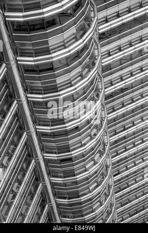 Abstract skyscraper background, The Petronas Towers, Kuala Lumpur Stock ...