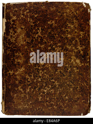 Old book cover texture. Brown vintage book cover Stock Photo - Alamy