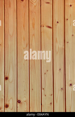 Brown wooden wall with vertical planks. Close up of an old wooden fence ...