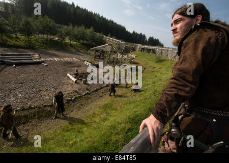 Clanranald Trust, at Duncarron medieval fortified village, in Carron ...