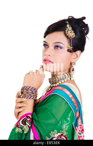 indian Beautiful Ladies Traditional Dress Stock Photo - Alamy