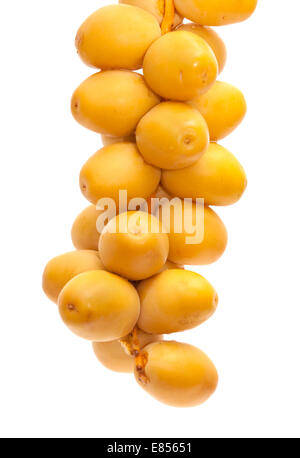 fresh undried date fruit isolated on white Stock Photo - Alamy