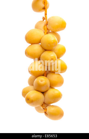 fresh undried date fruit isolated on white Stock Photo - Alamy