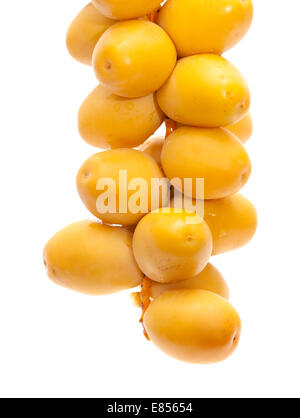 fresh undried date fruit isolated on white Stock Photo - Alamy