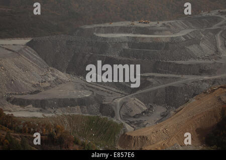 Aerial View of Mountaintop Removal Coal Mining Stock Photo - Alamy