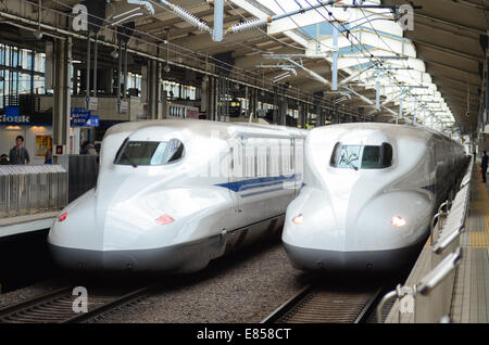 Kyoto, Japan. 1st October, 2014. Japan's bullet train (shinkansen ...