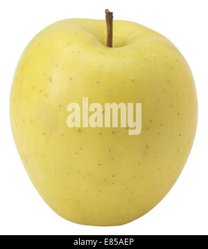 Single yellow apple cut into horizontal slices Stock Photo - Alamy