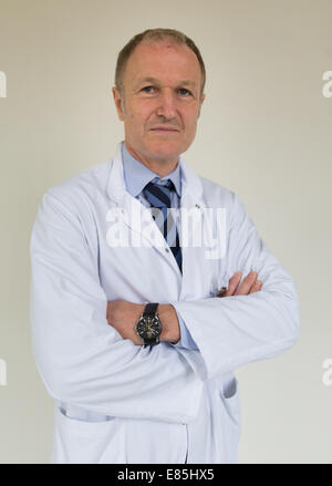Berlin, Germany. 1st Oct, 2014. Cardiac surgeon Volkmar Falk poses ...