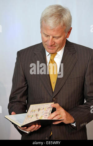 Nachterstedt, Germany. 01st Oct, 2014. Erwin Mayr, Europachef of the ...