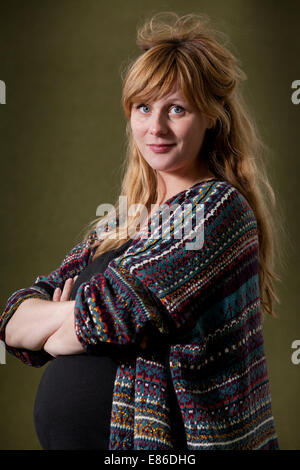 Anna Whitwham, novelist, at the Edinburgh International Book Festival ...