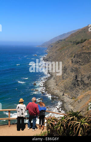 Big Sur coastline, lookout, California, USA Stock Photo - Alamy