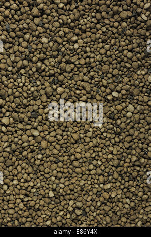 Stack of lightweight expanded clay aggregate isolated on white Stock ...