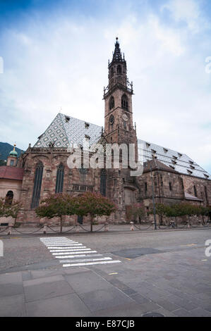 Bell tower of Bolzano Cathedral, Bozen, Bolzano, South Tyrol, Italy ...