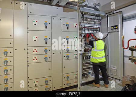 Electrical basement plant room in a major residential development in ...