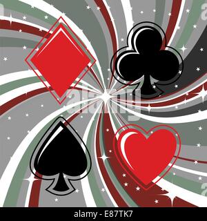 Set of playing cards signs vector illustration Stock Vector Image & Art ...