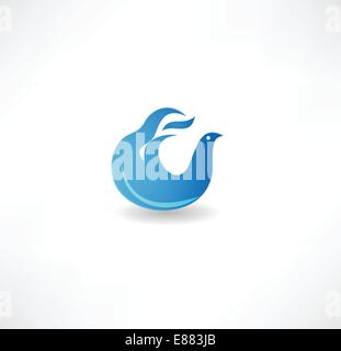 blue bird icon Stock Vector Image & Art - Alamy