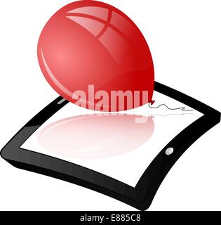 Mobile phone text message balloons made ??of icons Stock Vector Image ...