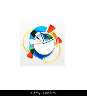 Colorful infograph charts set Stock Vector Image & Art - Alamy