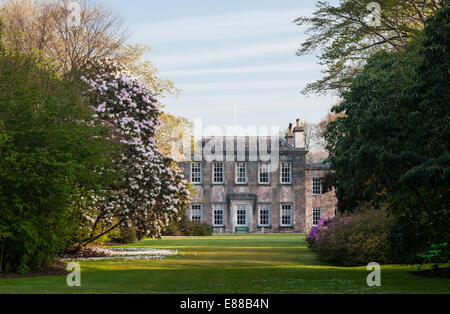 Trewithen gardens, Truro, Cornwall, UK. The house was rebuilt in 1738 ...