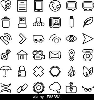 Iconography set line icons collection. Symbolism, Mythology, Religion ...