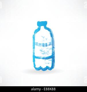 Water bottle icon on white background for graphic and web design ...